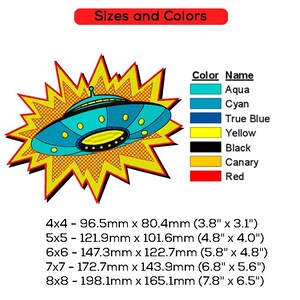 UFO Spaceship Machine Embroidery Design - Digital Download, Alien ...