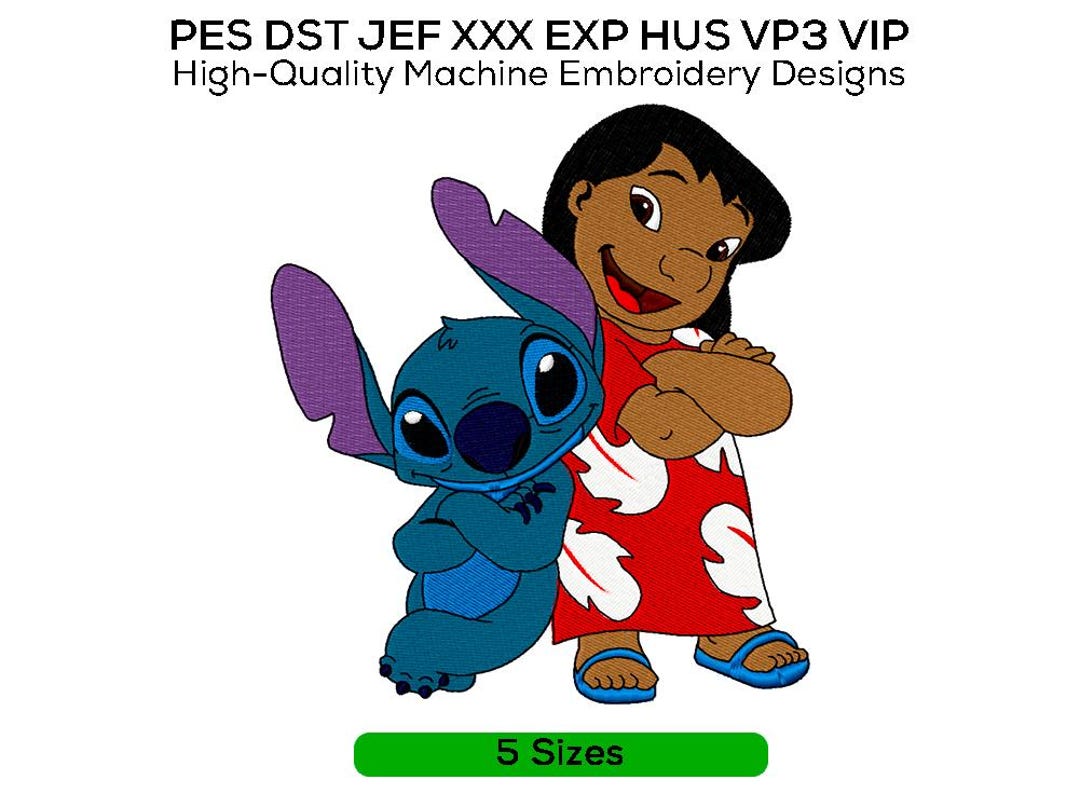 Stitch Embroidery Design Instant Download – Cute Lilo and Stitch ...