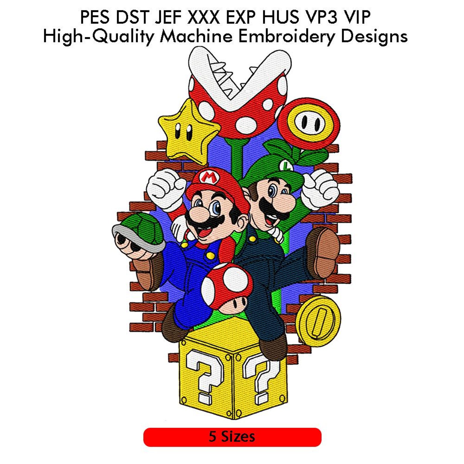 Retro Gaming Embroidery Design, Arcade Console Pattern (instant ...