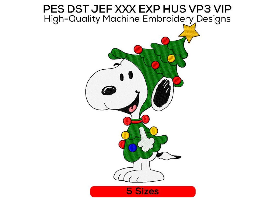 Christmas Dog Machine Embroidery Design – Holiday Puppy Pattern ...
