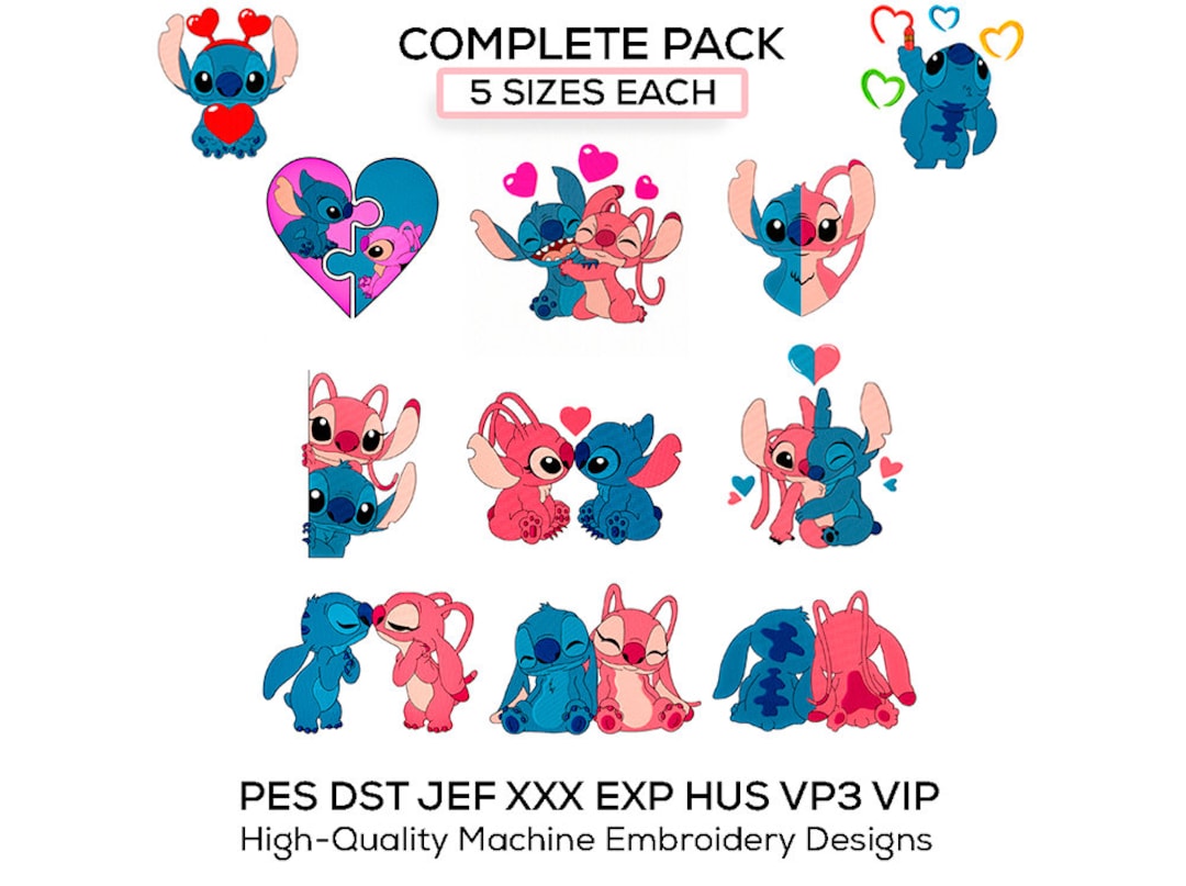 Stitch Complete Machine Embroidery Design, Full Pack Stitch Embroidery ...