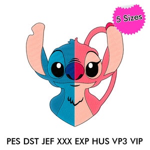 Stitch and Angel Machine Embroidery Design, Embroidery Patterns ...