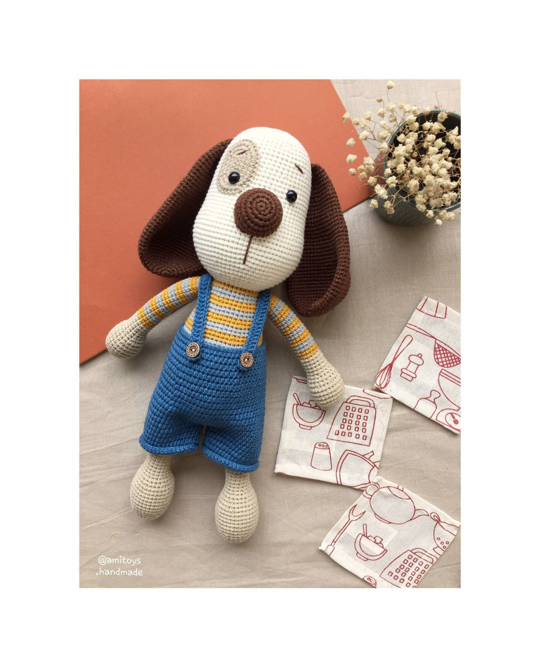 Henry the Dog, Cute Puppy, the Dog for Baby, Big Size 40cm, Gift for ...