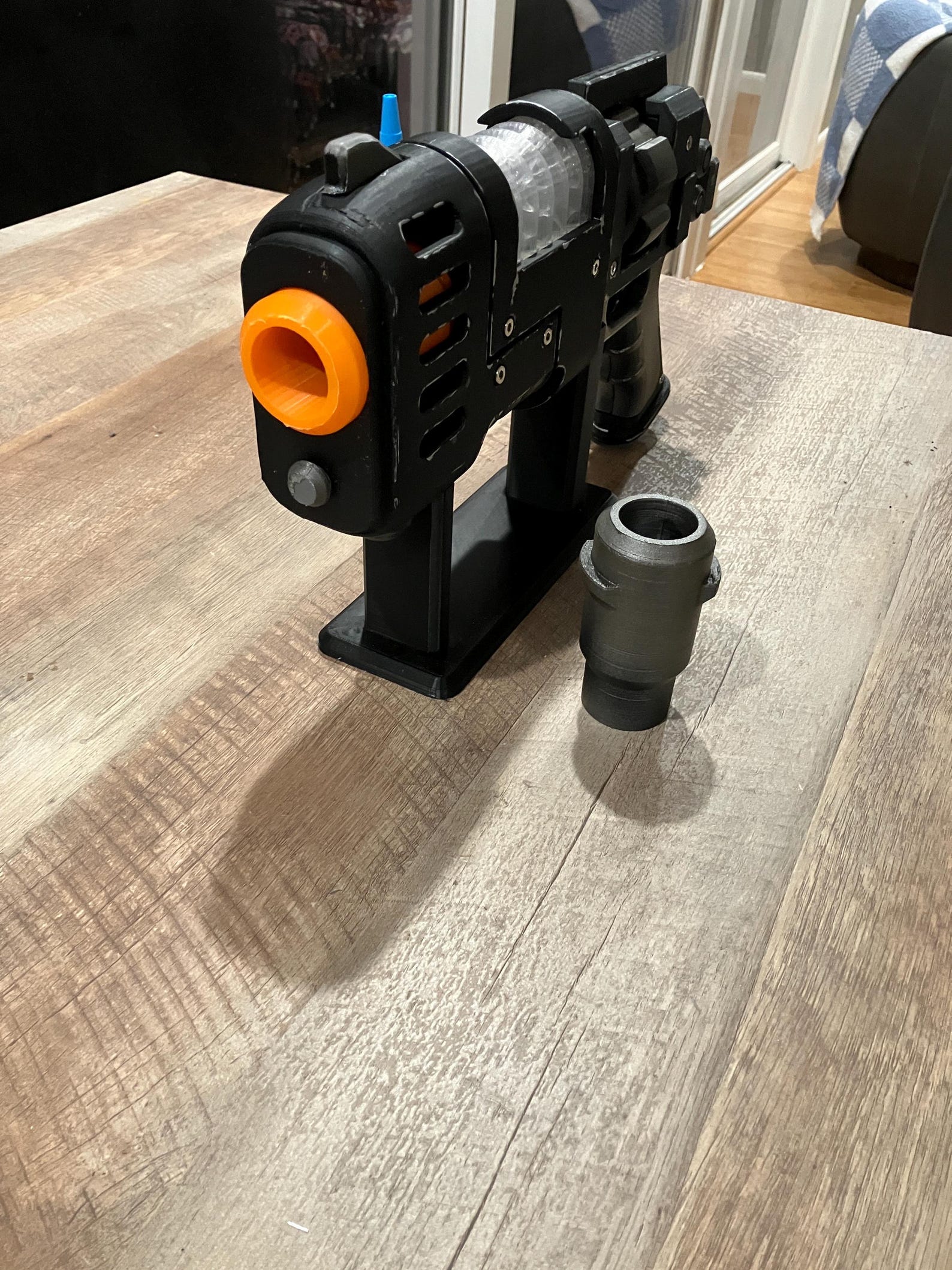 Prop Plasma Pistol 3D Print Cosplay or Display! LED Lights Rechargeable ...