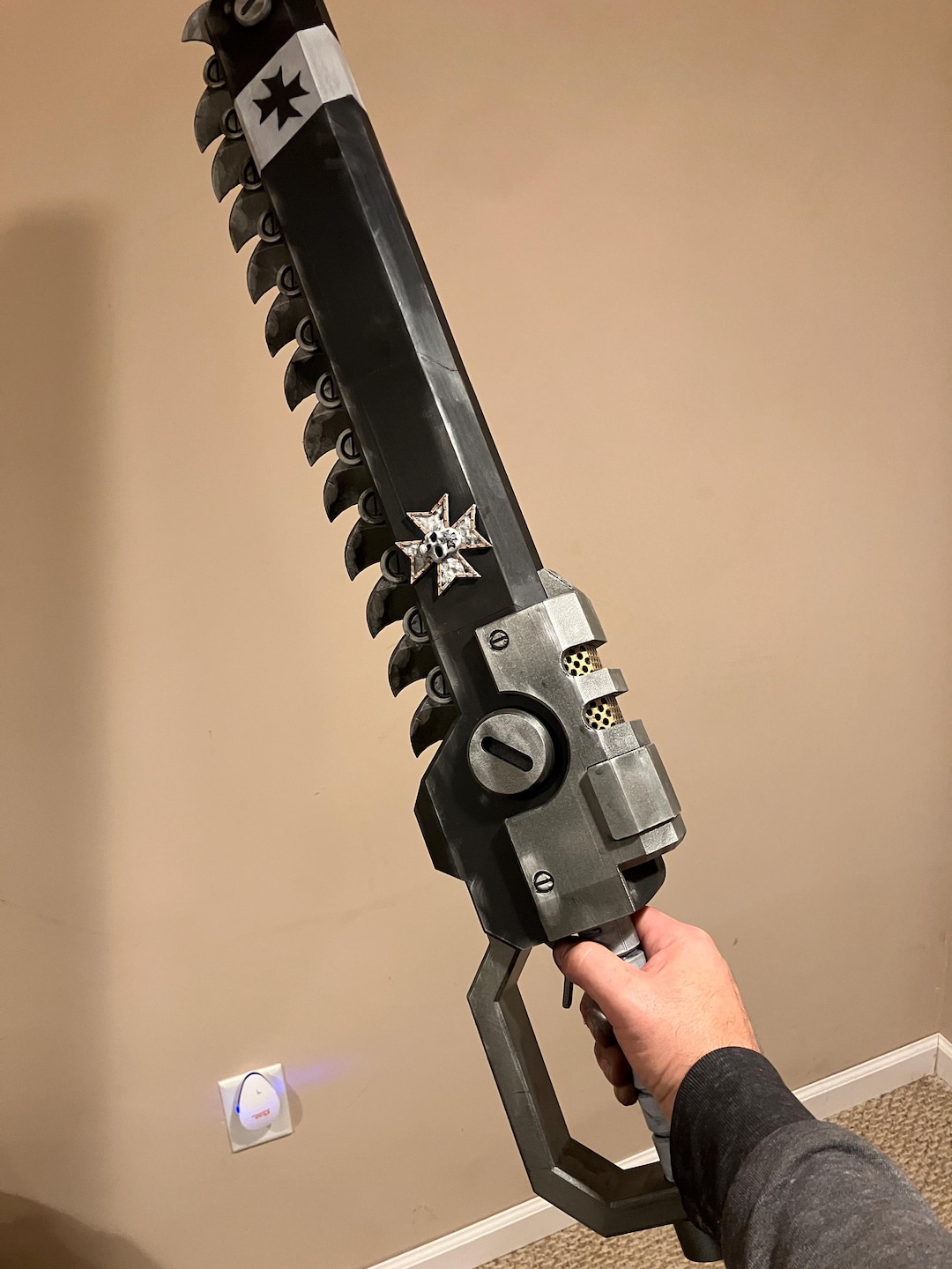 Chainsword Chain Sword 3D Print Cosplay or Display Black Templars - Etsy