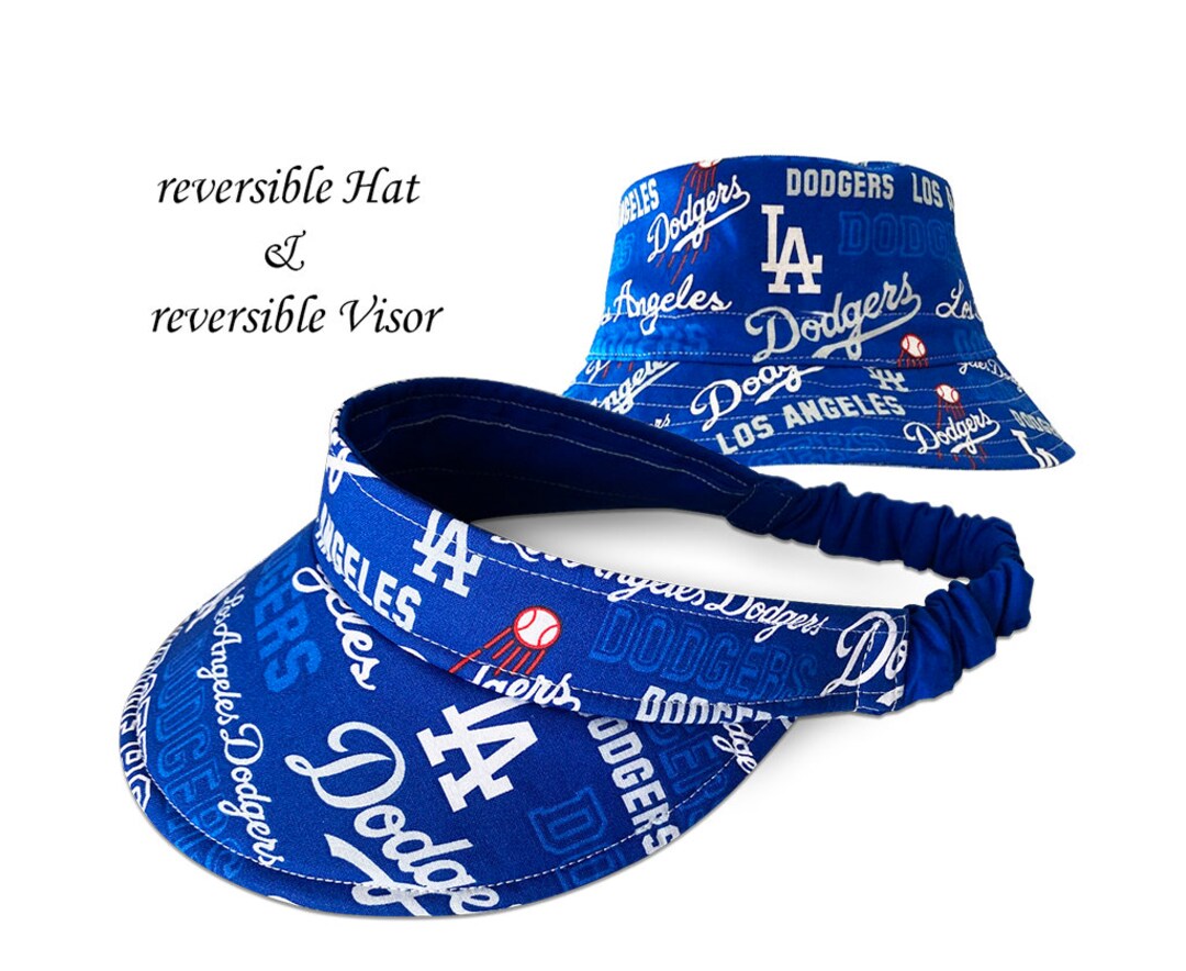 LA Dodgers Bucket Hat , Topless Hat, Sun Visor ,LA Baseball Team ...