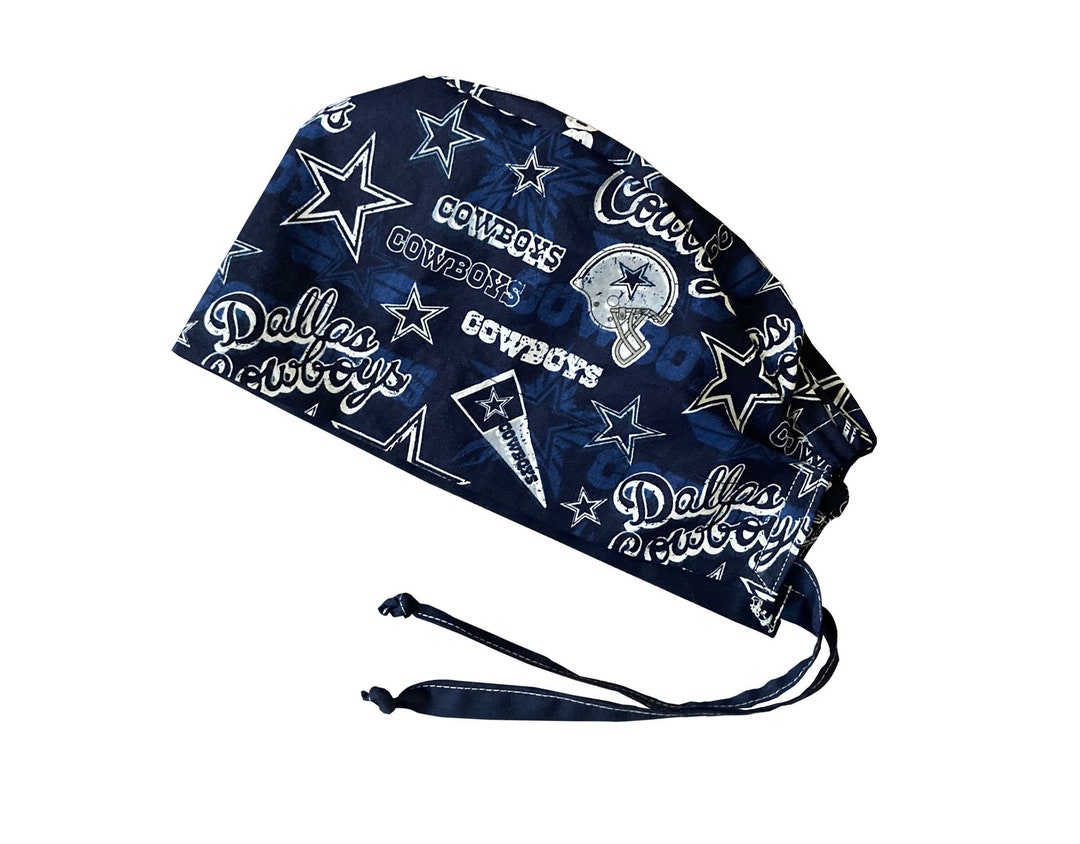 Dallas Football Team Scrub Cap, 100% Cotton Working Cap, Made in USA - Etsy