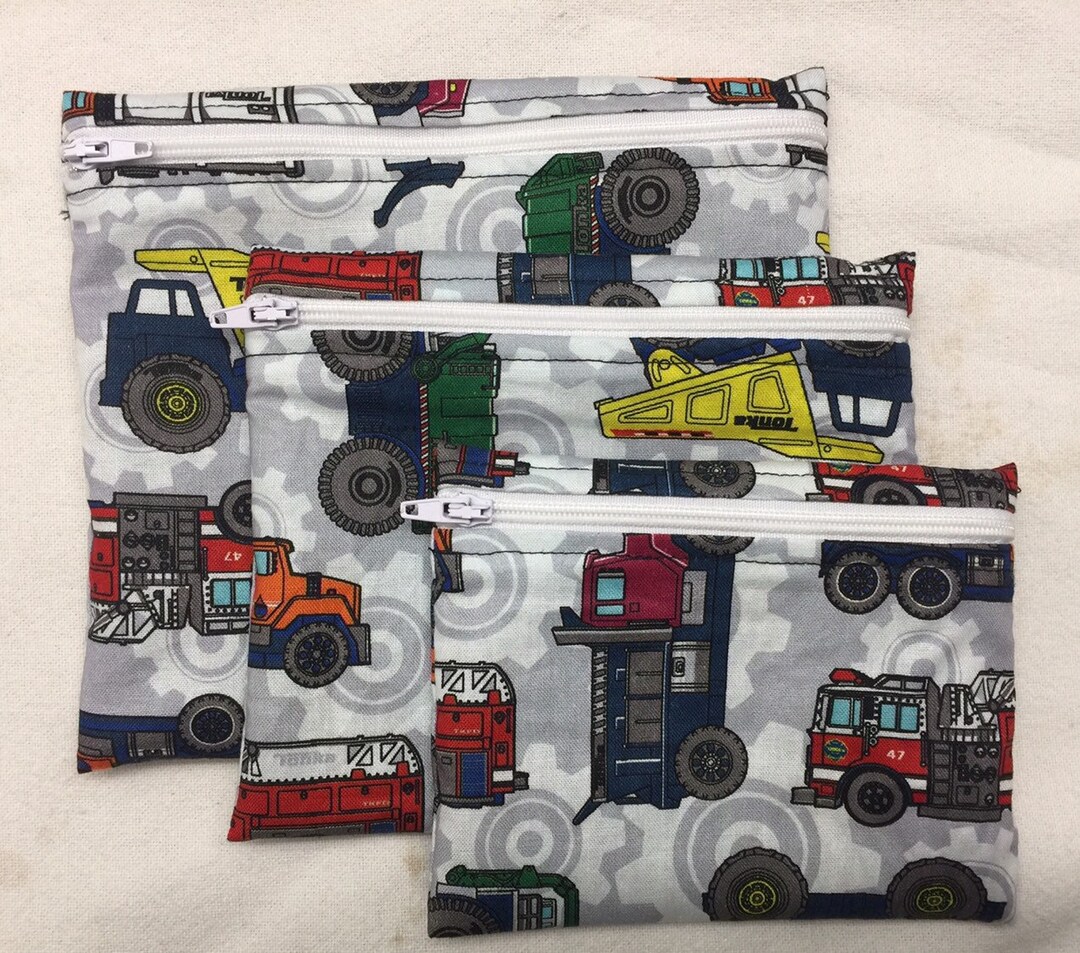 Sandwich or Snack Bags: One Layer of Cotton Fabric and One of - Etsy
