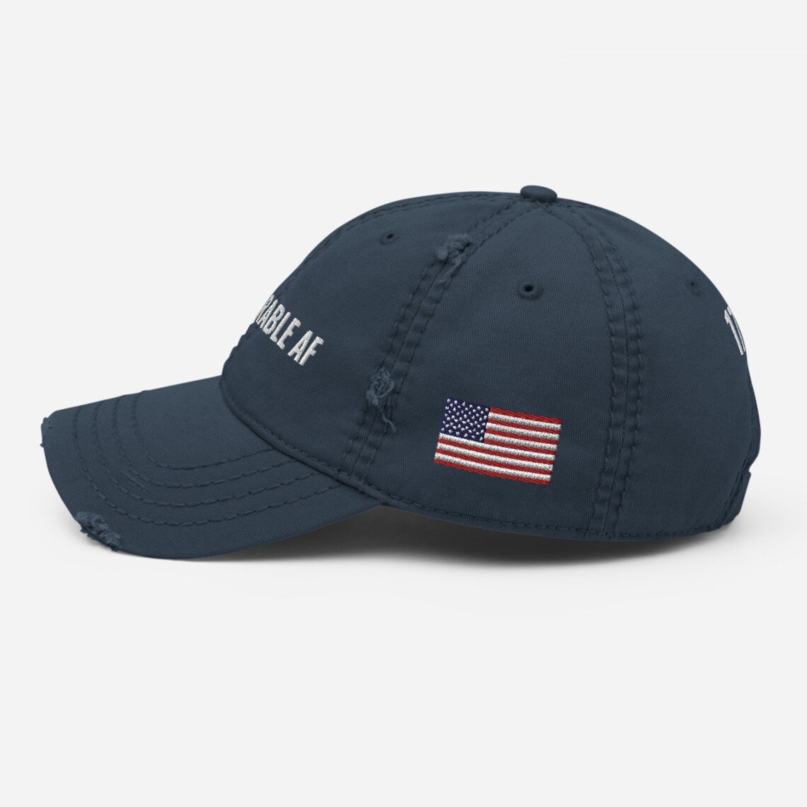 Deplorable Embroidered Distressed Dad Hat Trump Hat Trump - Etsy