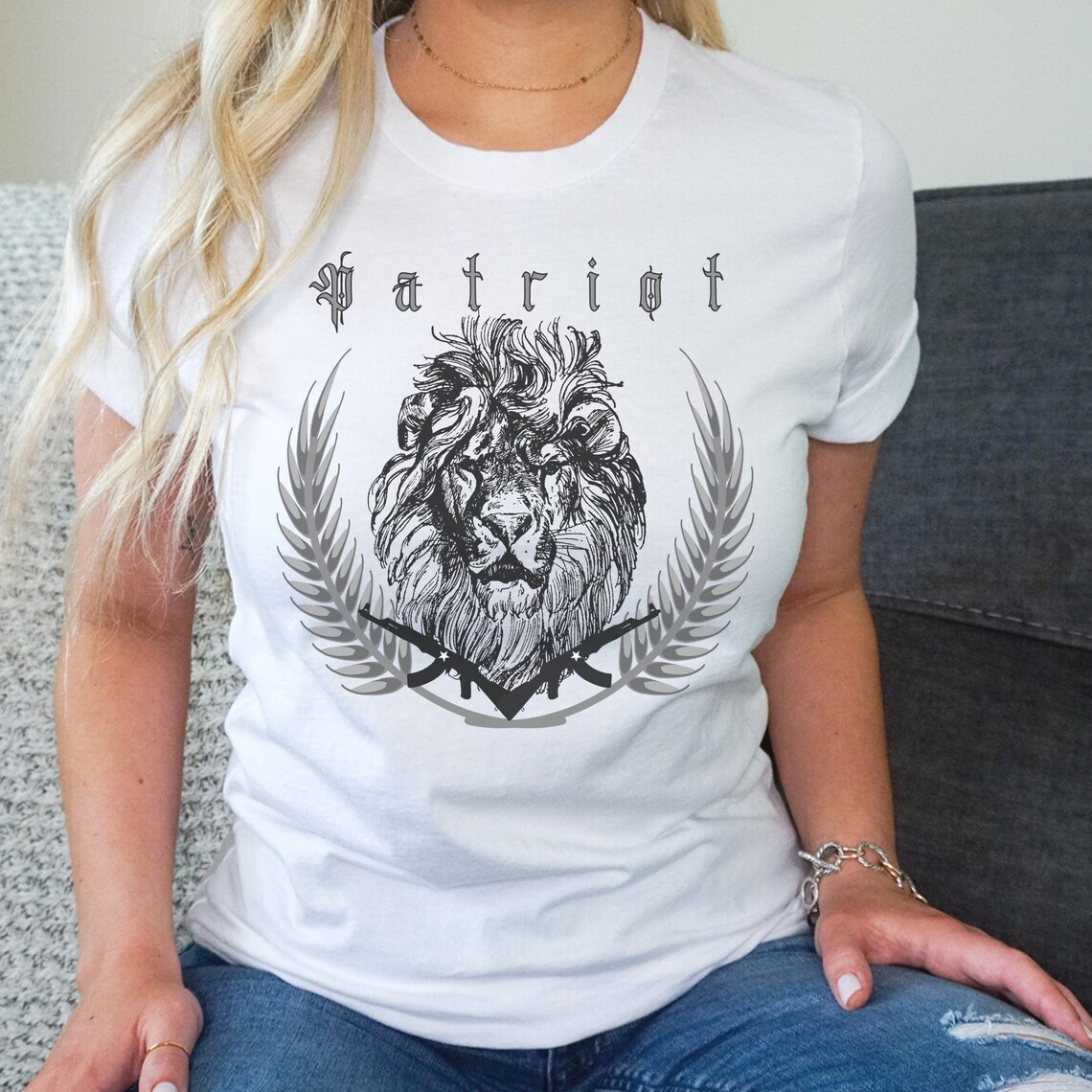 The Patriot Party Lion Shirt Wake the Sleeping Lions | Etsy