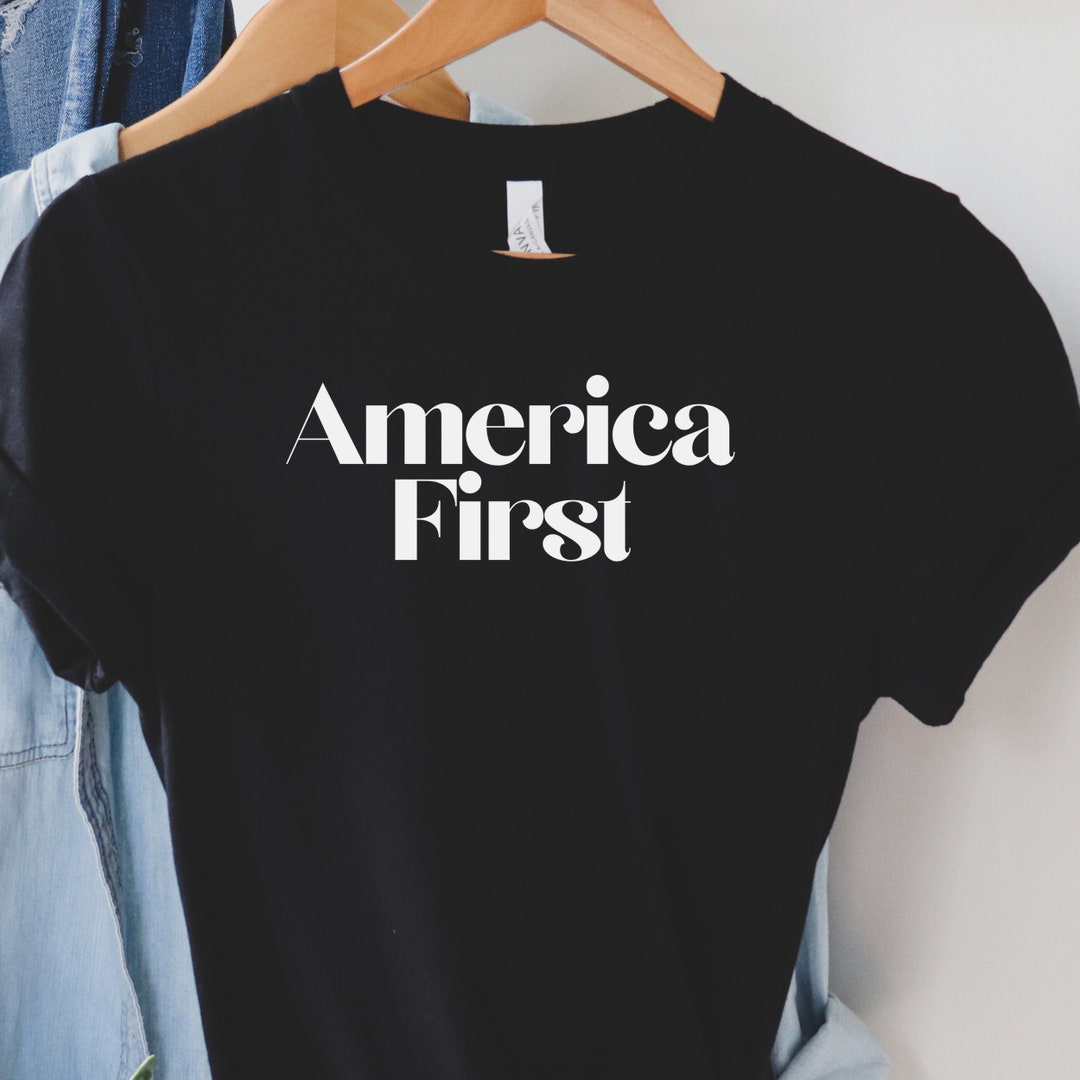 Unisex America First Shirt, Patriot Shirt, Patriotic Shirts, Freedom ...