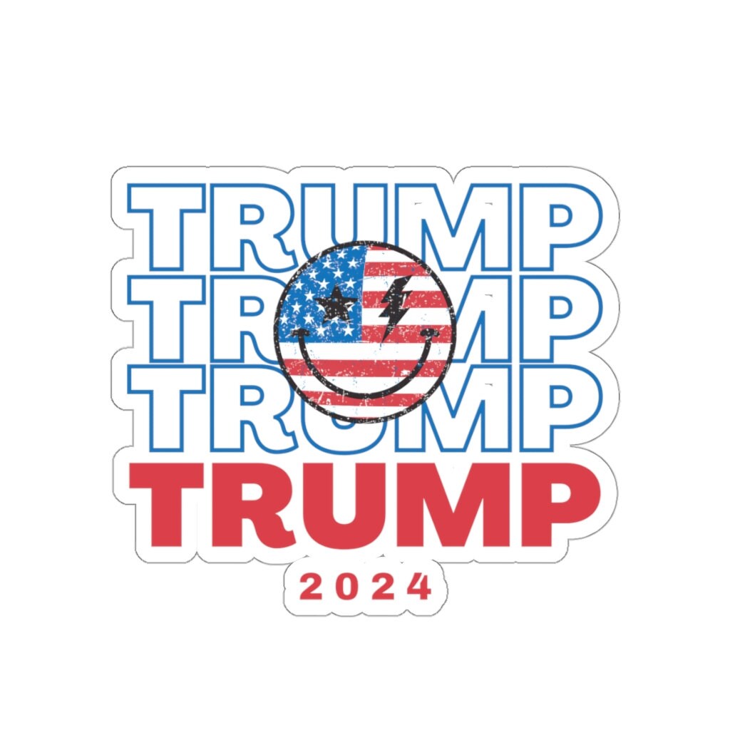 Trump 2024 Sticker Pro Trump Sticker Pro America Sticker - Etsy