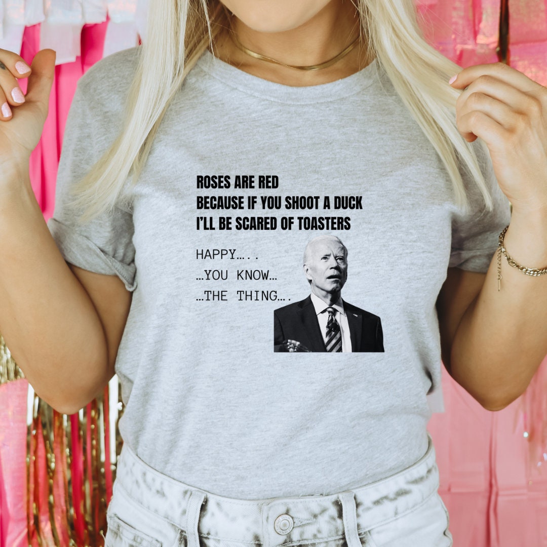 Roses Are Red Biden Tee - Etsy