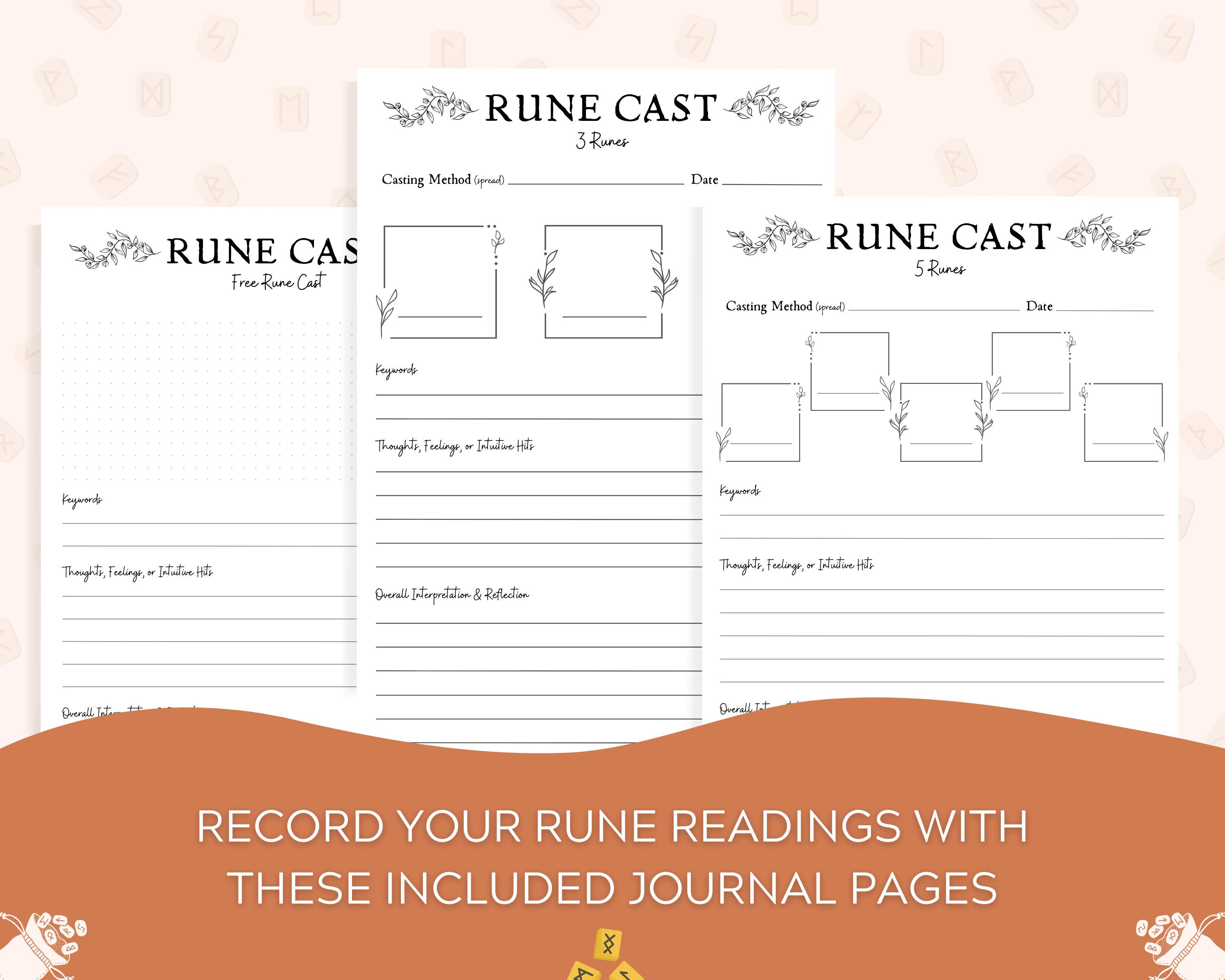 Runes Elder Futhark Essentials Cheat Sheets, Rune Meanings, Rune ...