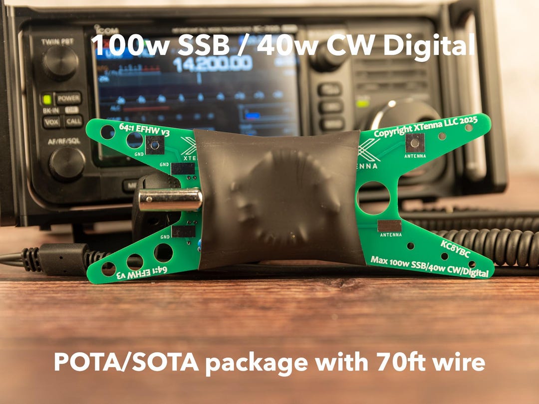 100w End Fed Half Wave Antenna Incl. 70ft Wire - ASSEMBLED - Etsy