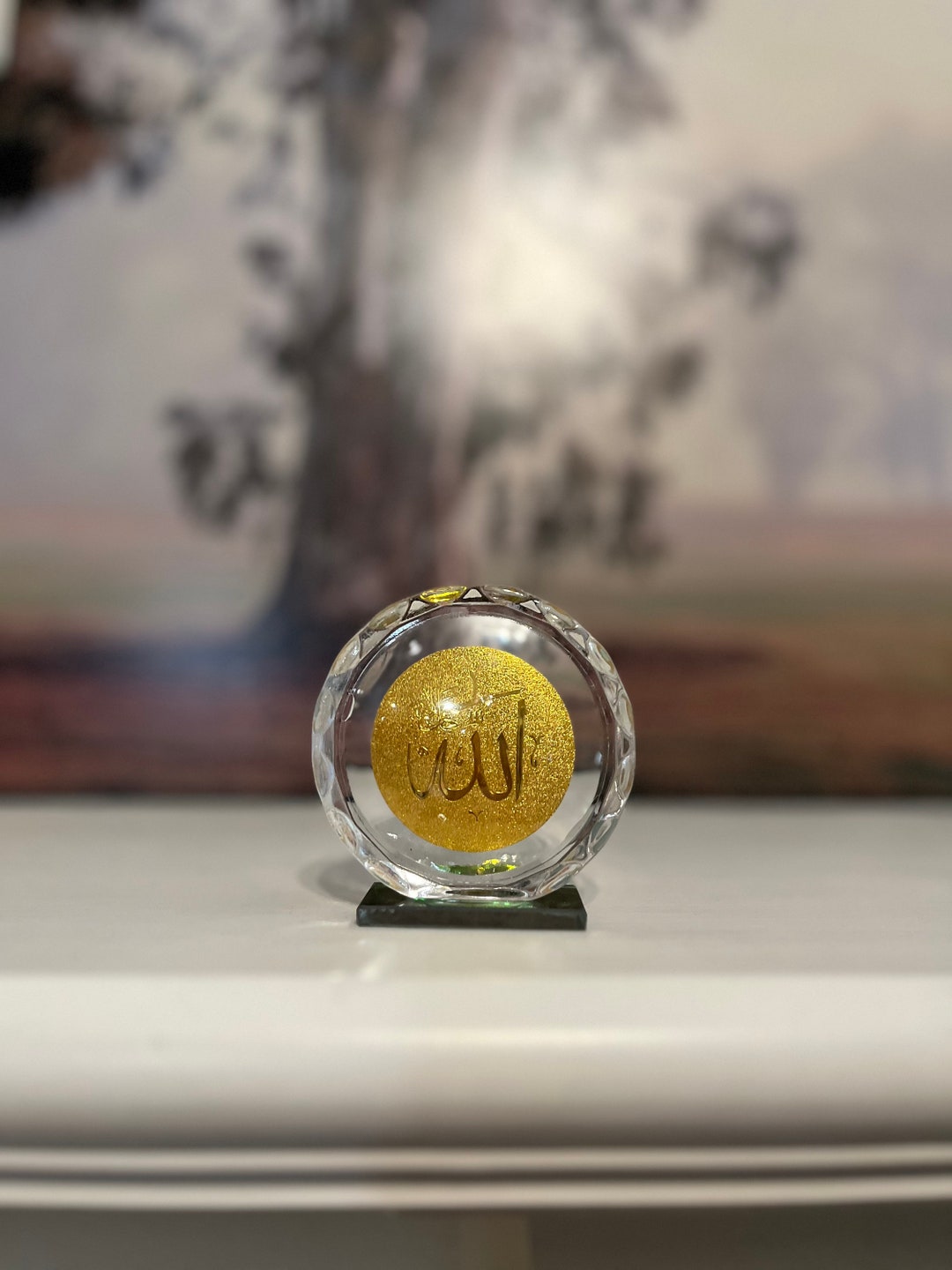 Mini Allah Tabletop Islamic Decor Allah Islamic Decoration Muslim Home ...