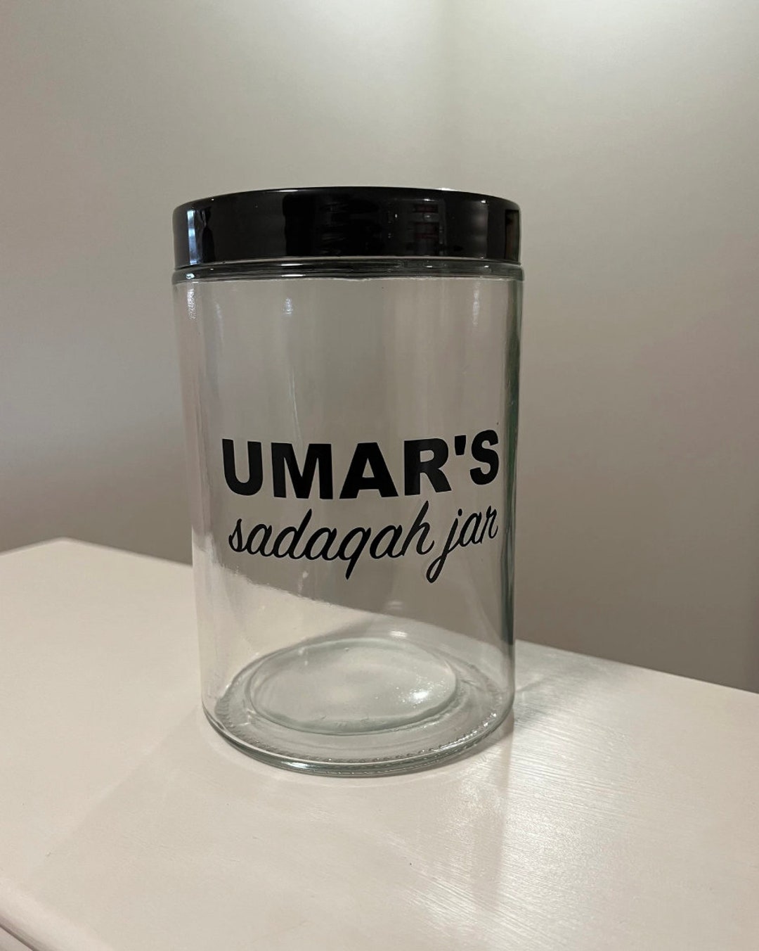 Sadaqah Jar Customized Sadaqah Jar Charity Jar Personalized Sadaqah Box ...