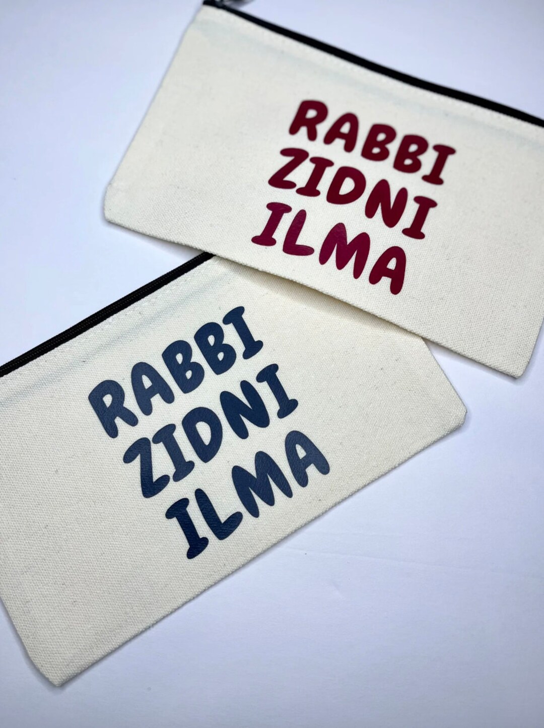 Rabbi Zidni Ilma Zipper Pouch Bag | Canvas Zipper Bag | Pencil Bag ...