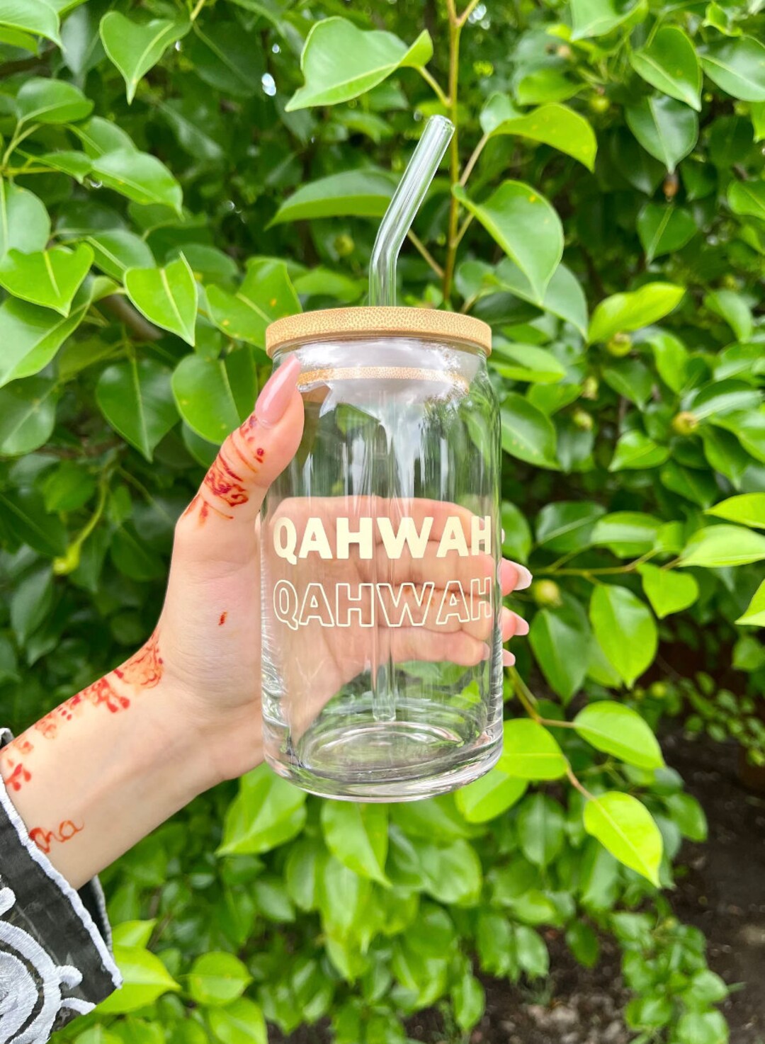 Qahwah Glass Can Cup | Islamic Glassware | Arabic Coffee Cup | Islamic ...