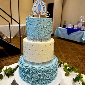 Princess Carriage Cake Topper | Birthday Cake Topper | Celebration ...