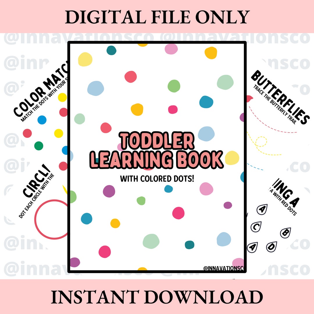 Toddler Learning Book | Toddler Activities | Worksheets for 2 to 3 Year ...