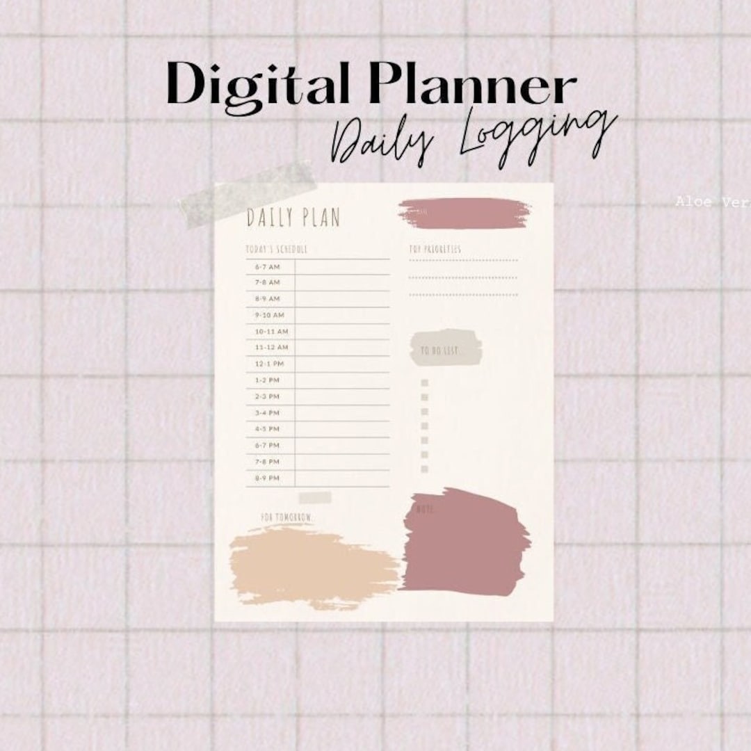 Printable Digital Planner - Etsy