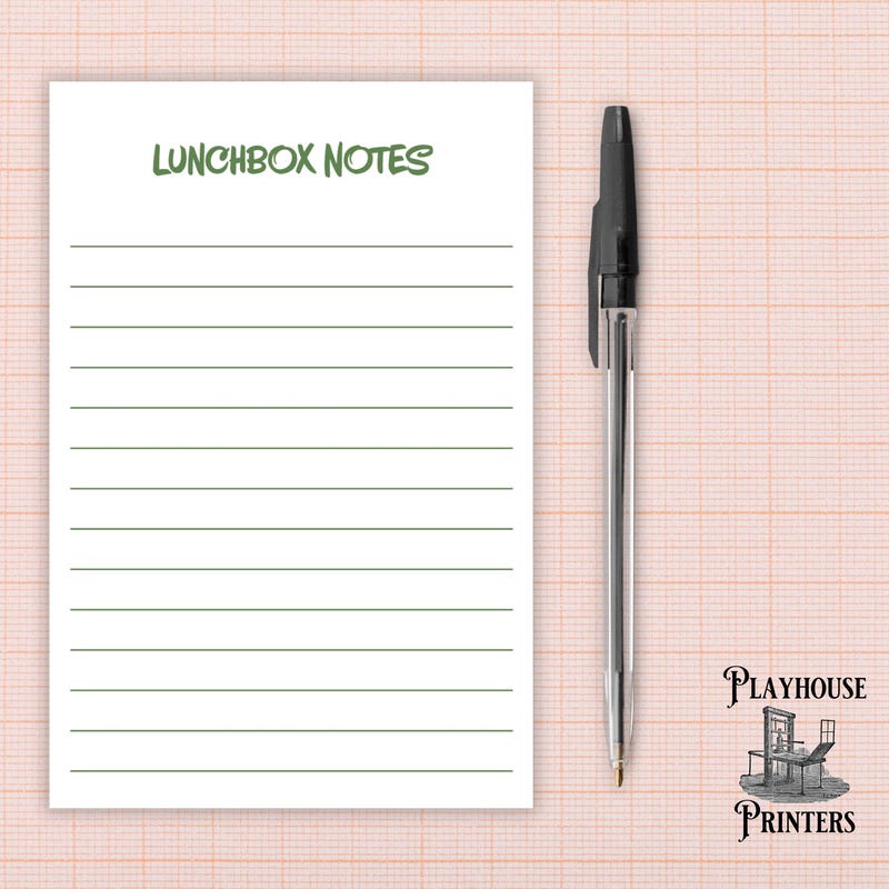 Lined Notepads 4 X 6 - Etsy