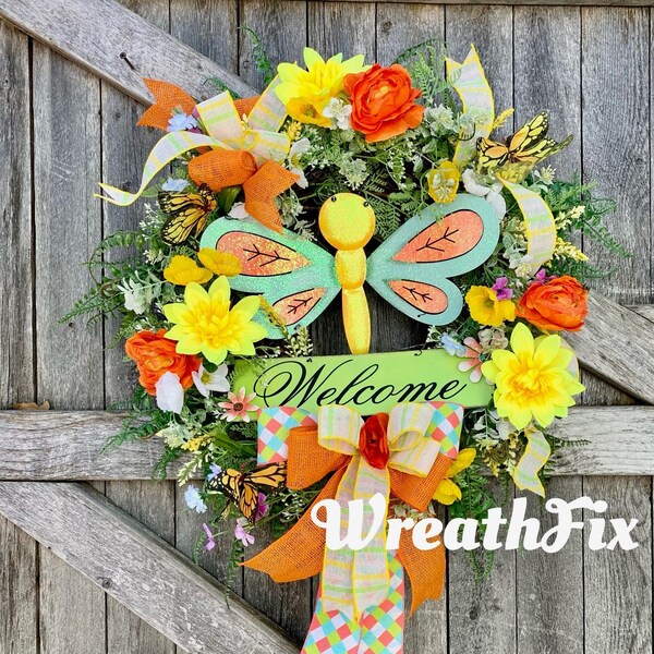 Butterfly Wreath - Etsy