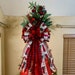 Large Truck Tree Topper, Farmhouse Topper, Christmas Tree Decor, Red ...
