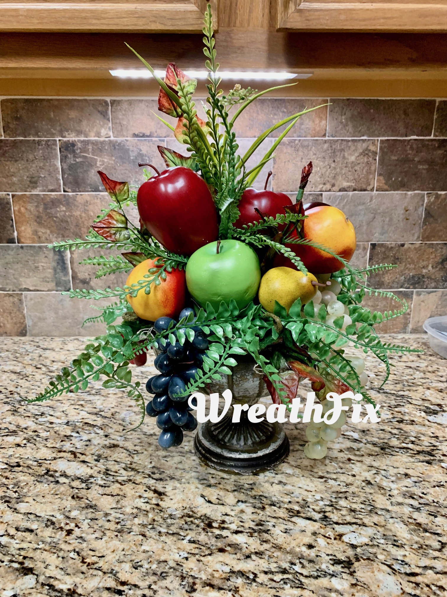 Artificial Fruit Basket Centerpiece