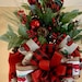 Large Truck Tree Topper, Farmhouse Topper, Christmas Tree Decor, Red ...
