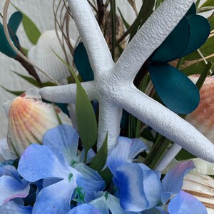Beach Floral Arrangement for Tabletop, Seaside Floral, Coastal ...