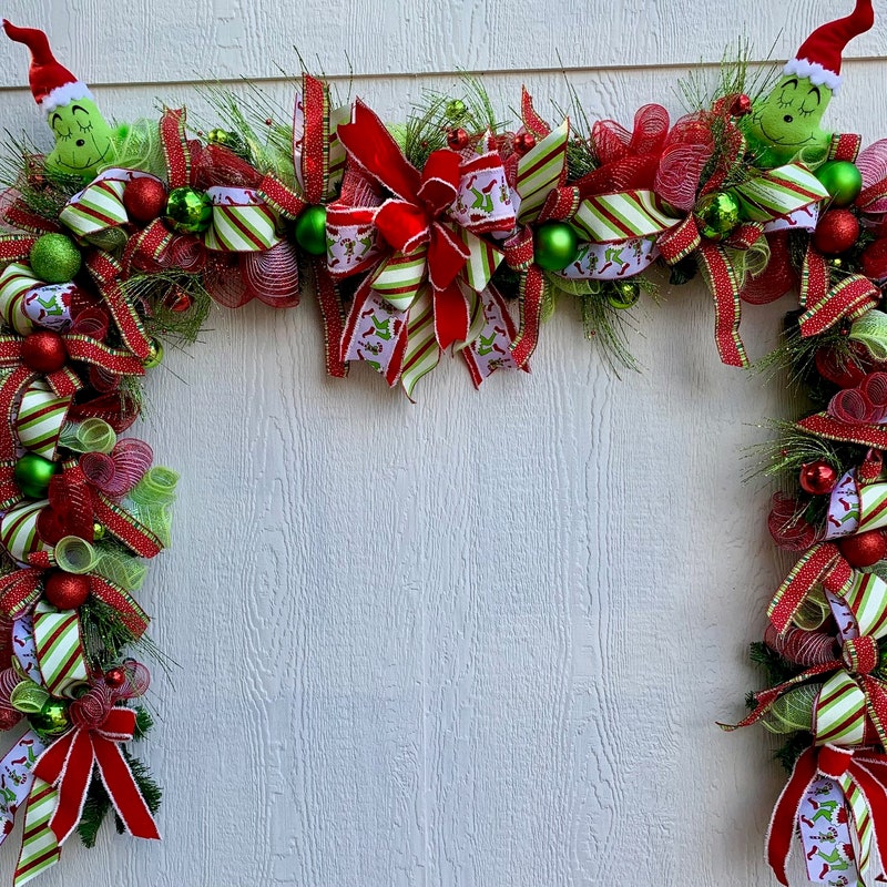 Grinch Garland - Etsy
