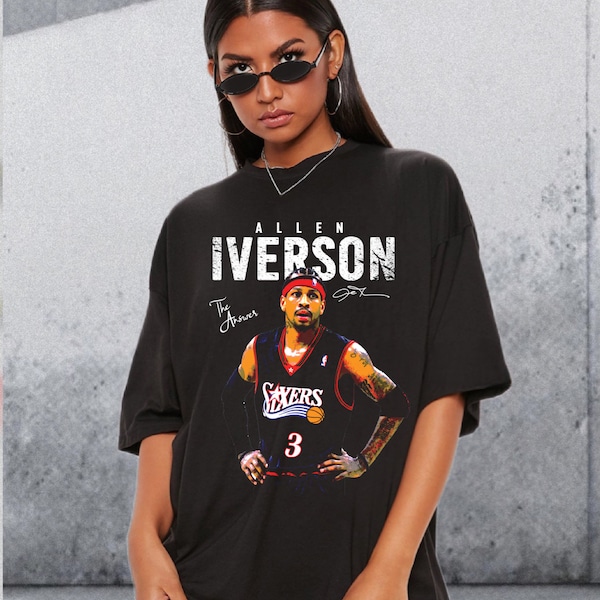 Allen Iverson Shirt - Etsy