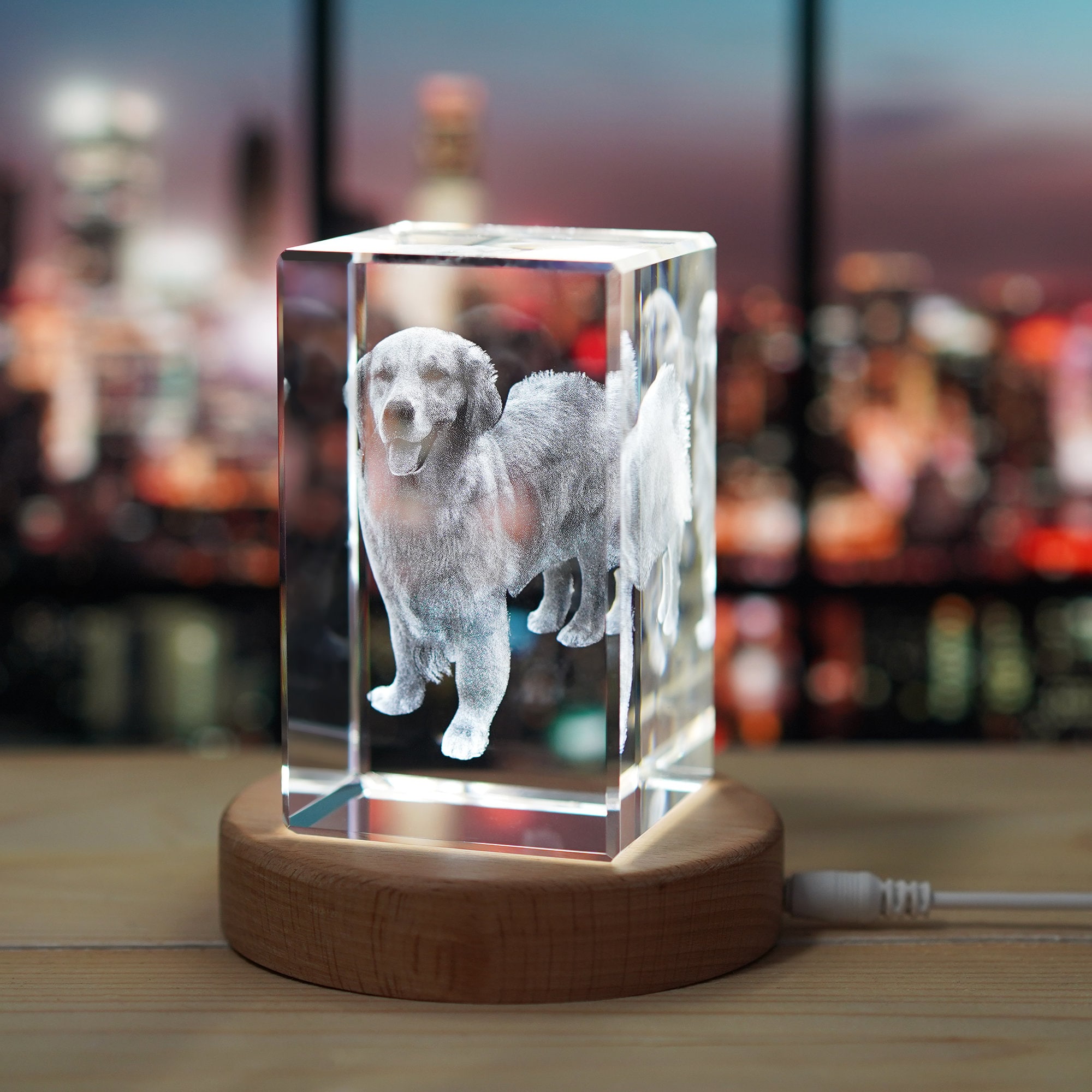 Custom 3D Crystal Photo Gift Personalized 3D Photo Engraved - Etsy