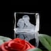 3D Crystal Photo, Custom 3D Crystal Photo Cube, Custom Photo Gift ...