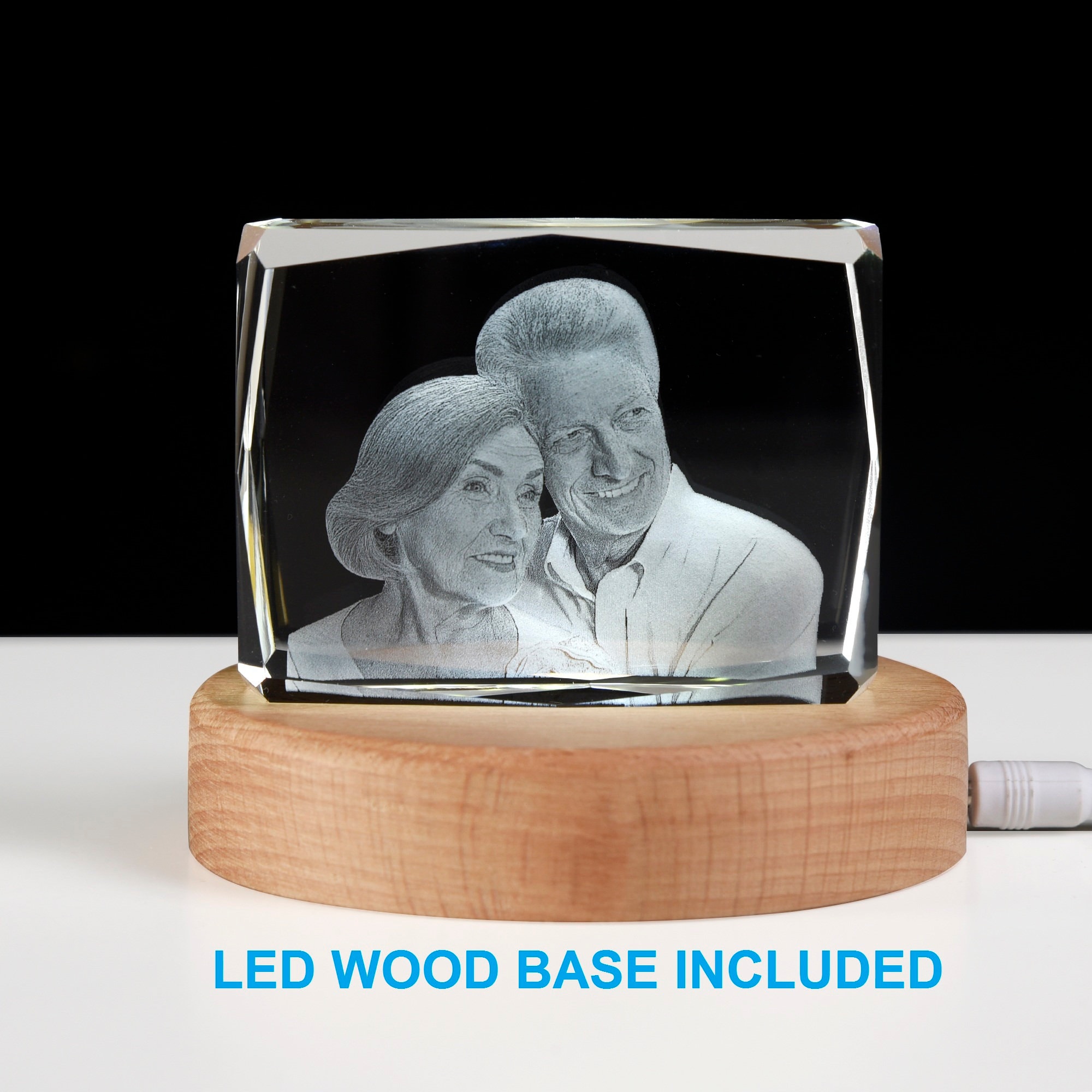 3D Crystal Photo Custom 3D Crystal Photo Cube Custom Photo - Etsy