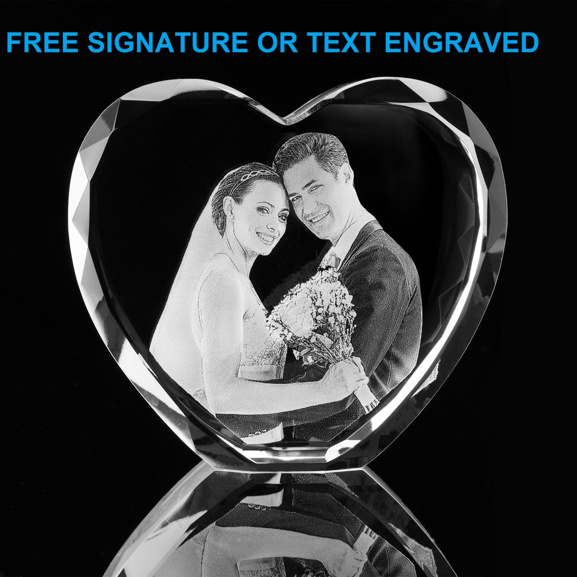 Custom 3D Crystal Photo Gifts Personalized Crystal 3D Photo - Etsy