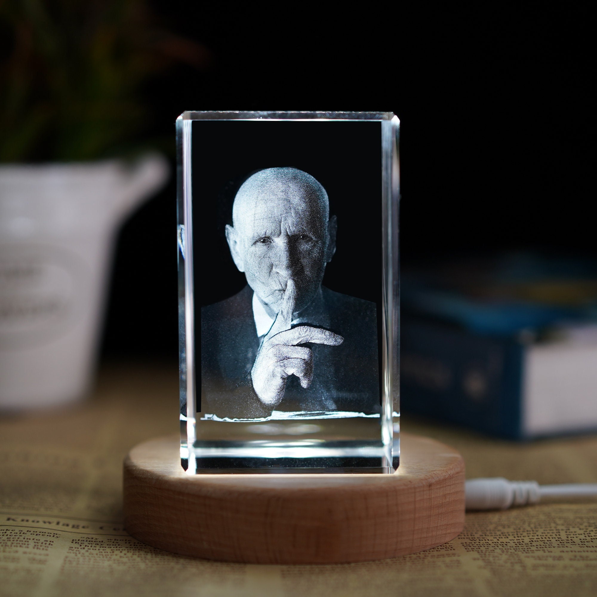 Custom 3D Crystal Photo Gifts Personalized Crystal Photo - Etsy