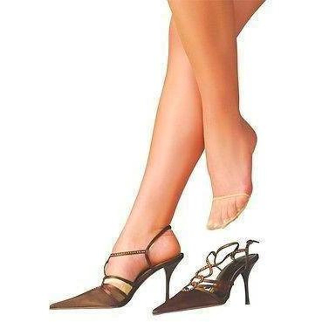 Closed Toe Cover With Gripper & Cushion Bottom 4 Pack, 100% Nylon ...