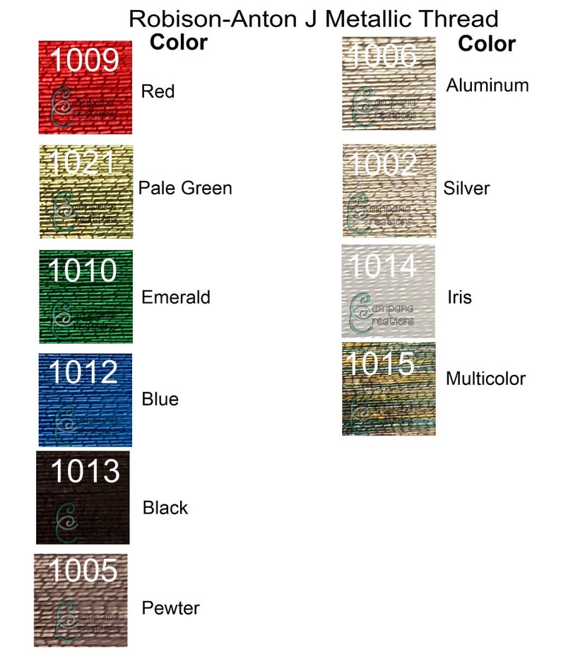 Robison-anton J Metallic Embroidery Thread - Etsy