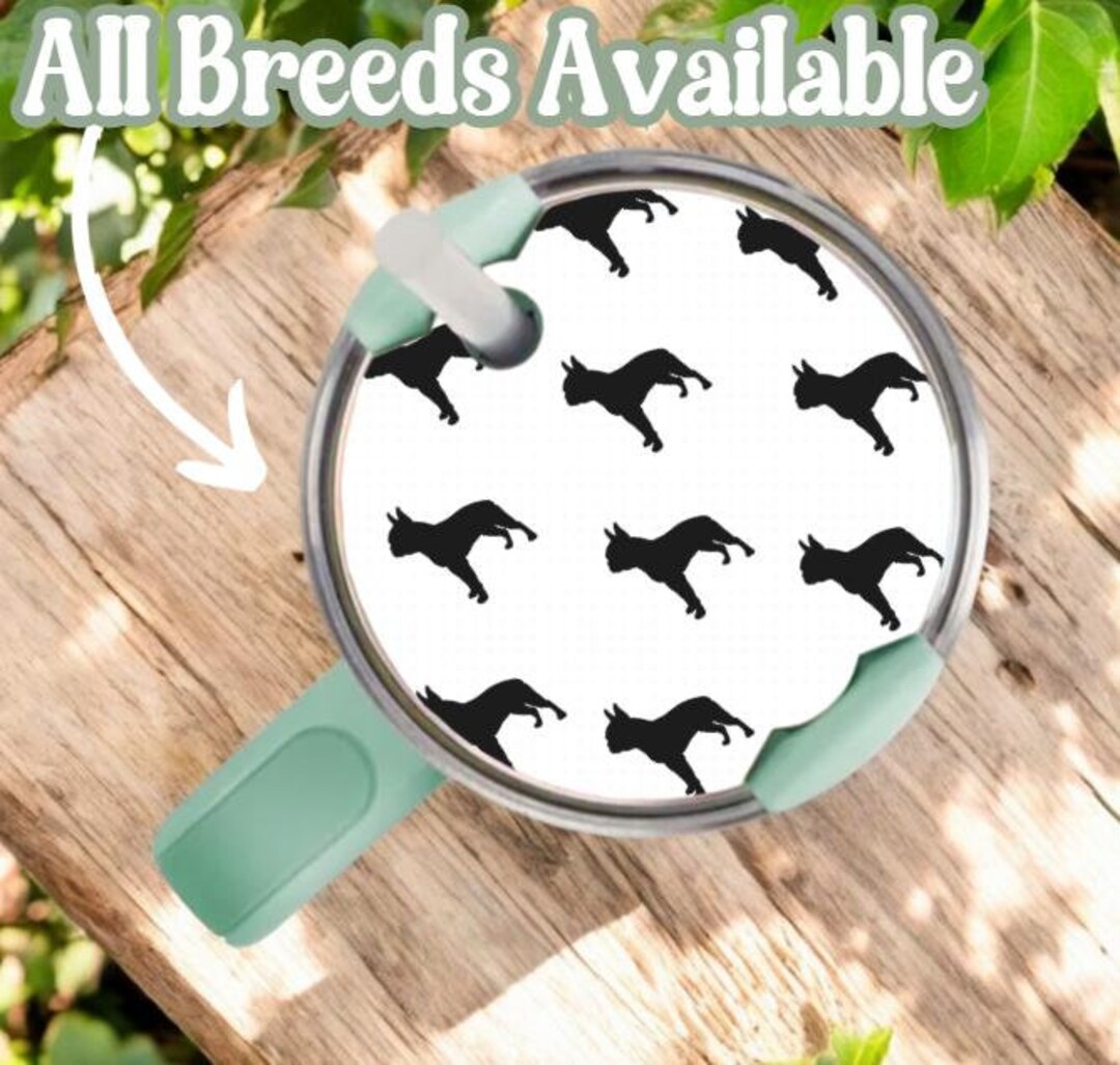 Custom Dog Stanley Tumbler Topper, Personalized Tumbler, Acrylic Name ...