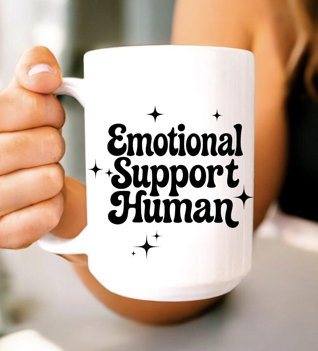 Emotional Support Human Mug | Graduation Gift for Therapists | New ...