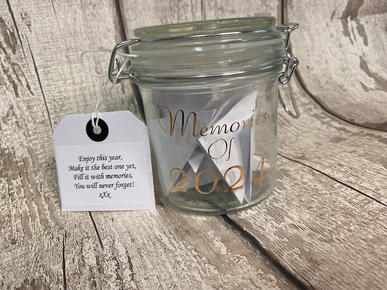 2026 Memory Jar: Keepsake Gift With Poem Tag - Etsy
