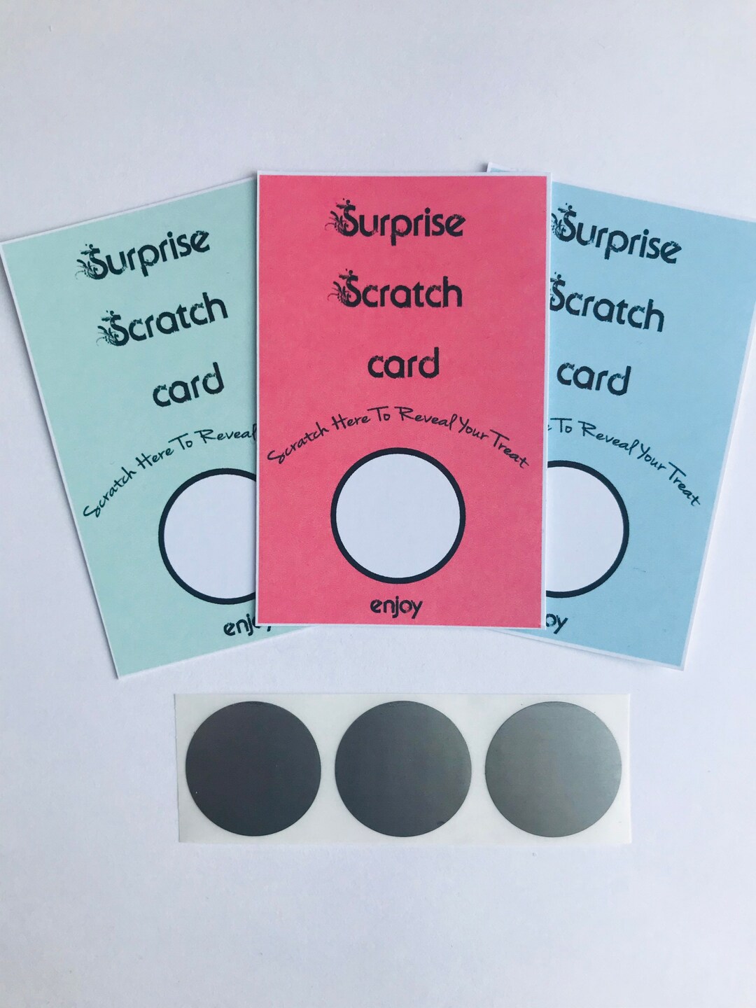 3 Personalise Your Own Scratch Cards, Surprise Christmas Gift, Unique ...
