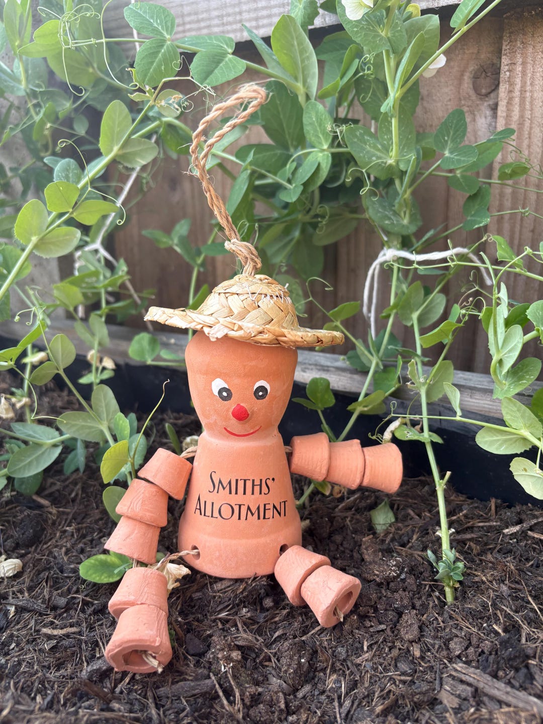 Personalized Plant Pot Man Ornament: Allotment Garden Gift - Etsy