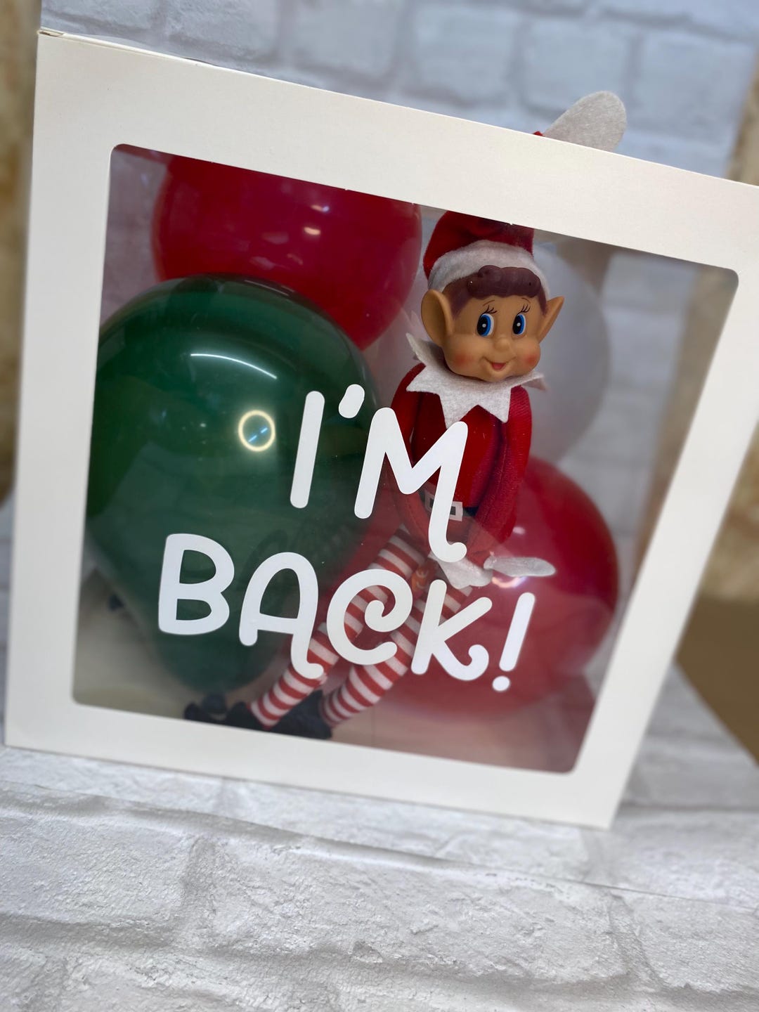 ELF ARRIVAL BOX, Personalised Elf Arrival Idea, Cheeky Elf Prop Idea ...