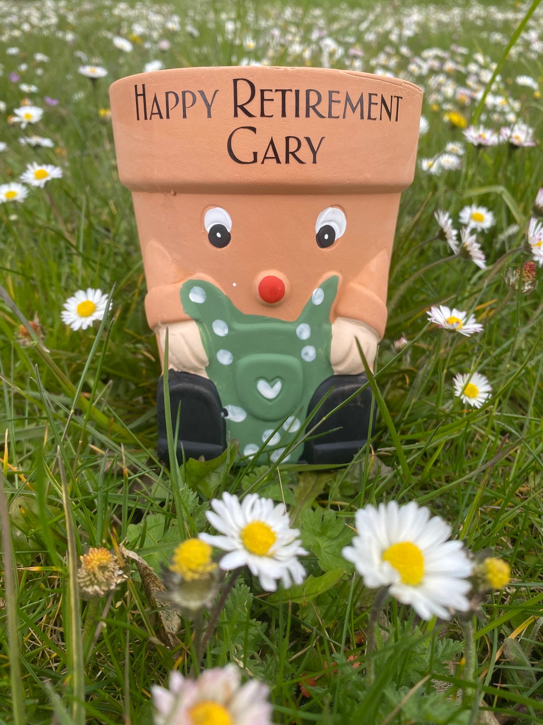 Happy Retirement Gift, Plant Pot Gift, Personalised Retirement Gift ...