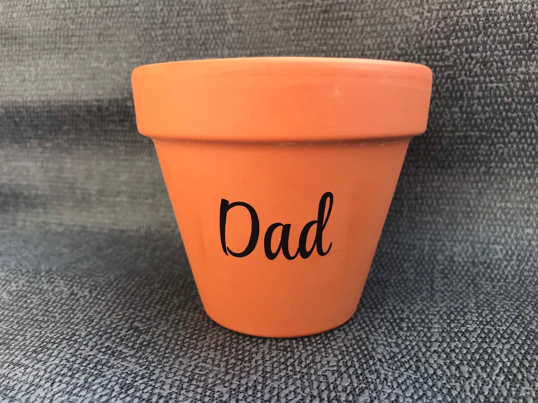 Dad Plant Pot, Dad Christmas Present, Fathers Day Gift, Dad Garden Gift ...