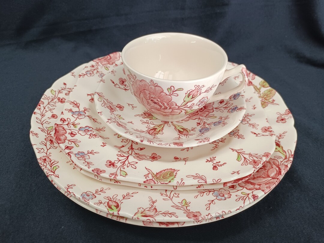 Rose Chintz Pink: Johnson Brothers made in England - Etsy